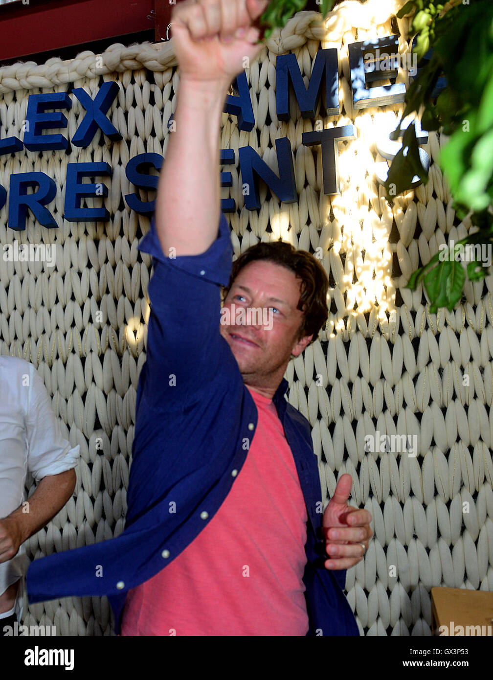Jamie Oliver at The Big Feastival at Alex James' Farm August, 2016 in ...