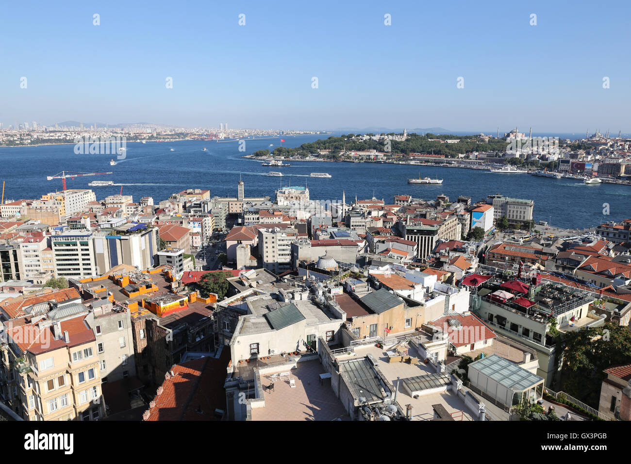 Karakoy and Topkapi Palace in Istanbul City, Turkey Stock Photo - Alamy