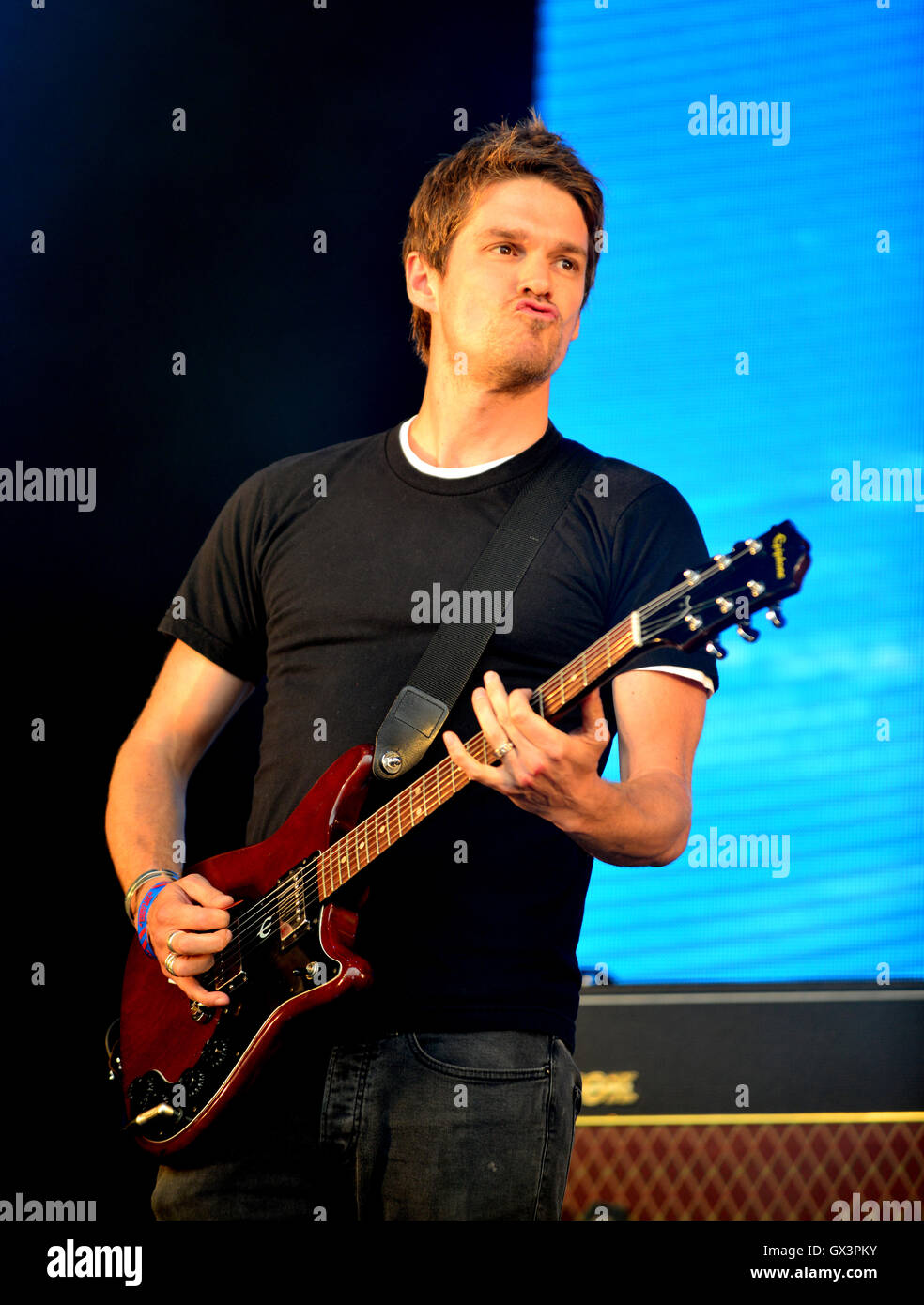 Reef at The Big Feastival at Alex James' Farm August, 2016 in Kingham ...