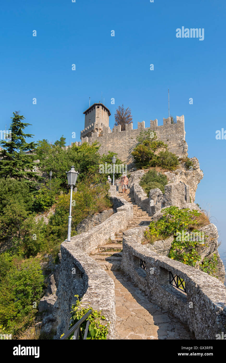 Guaita Tower in Republic of San Marino Stock Photo - Alamy