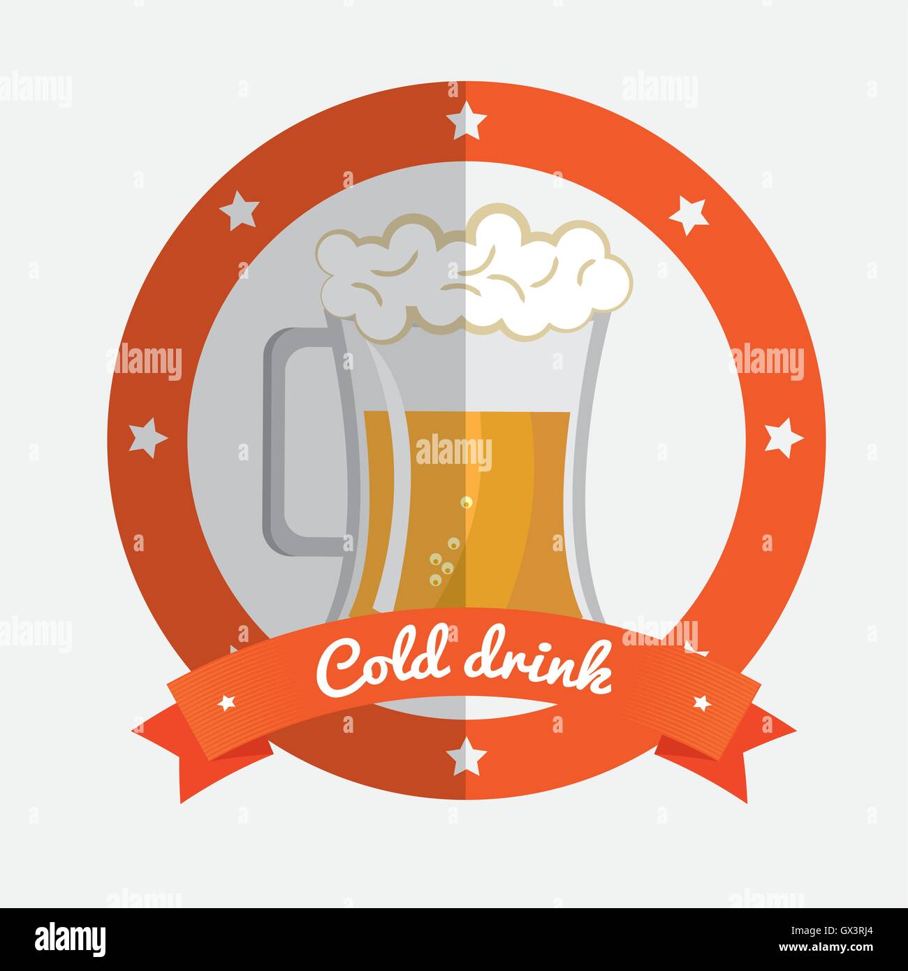 cartoon ice cool beer design design Stock Vector Image & Art - Alamy