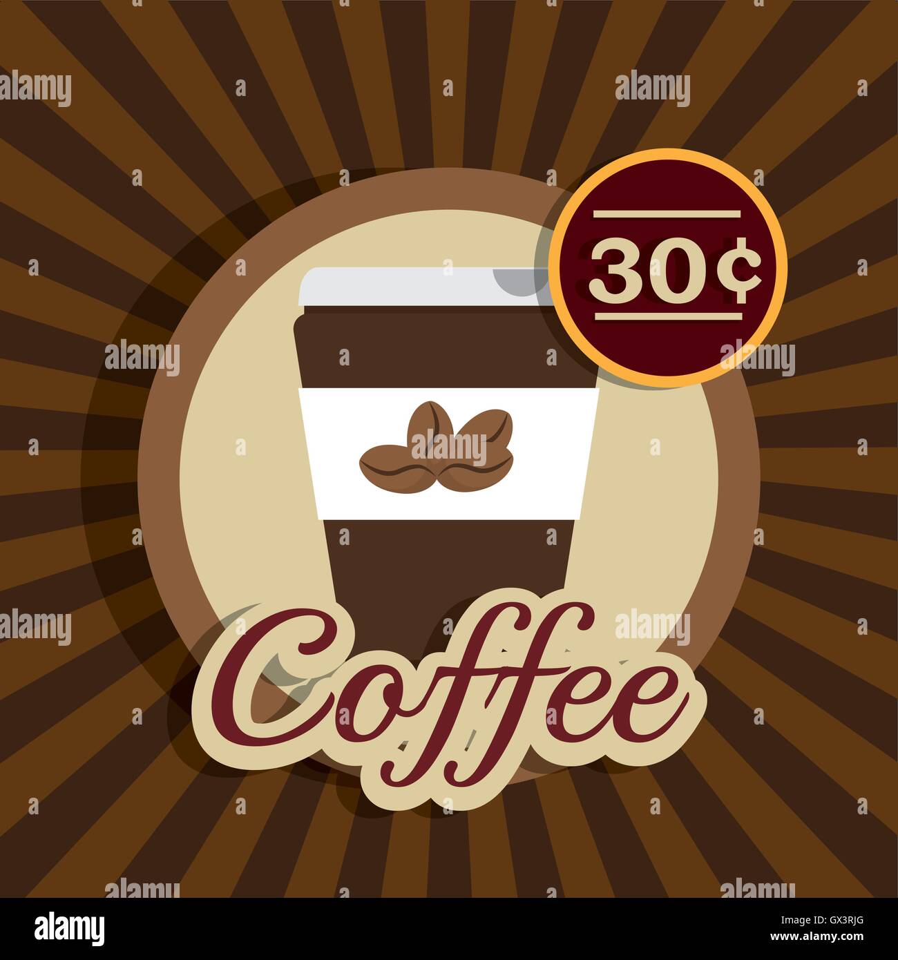 cartoon cup coffee design design Stock Vector Image & Art - Alamy