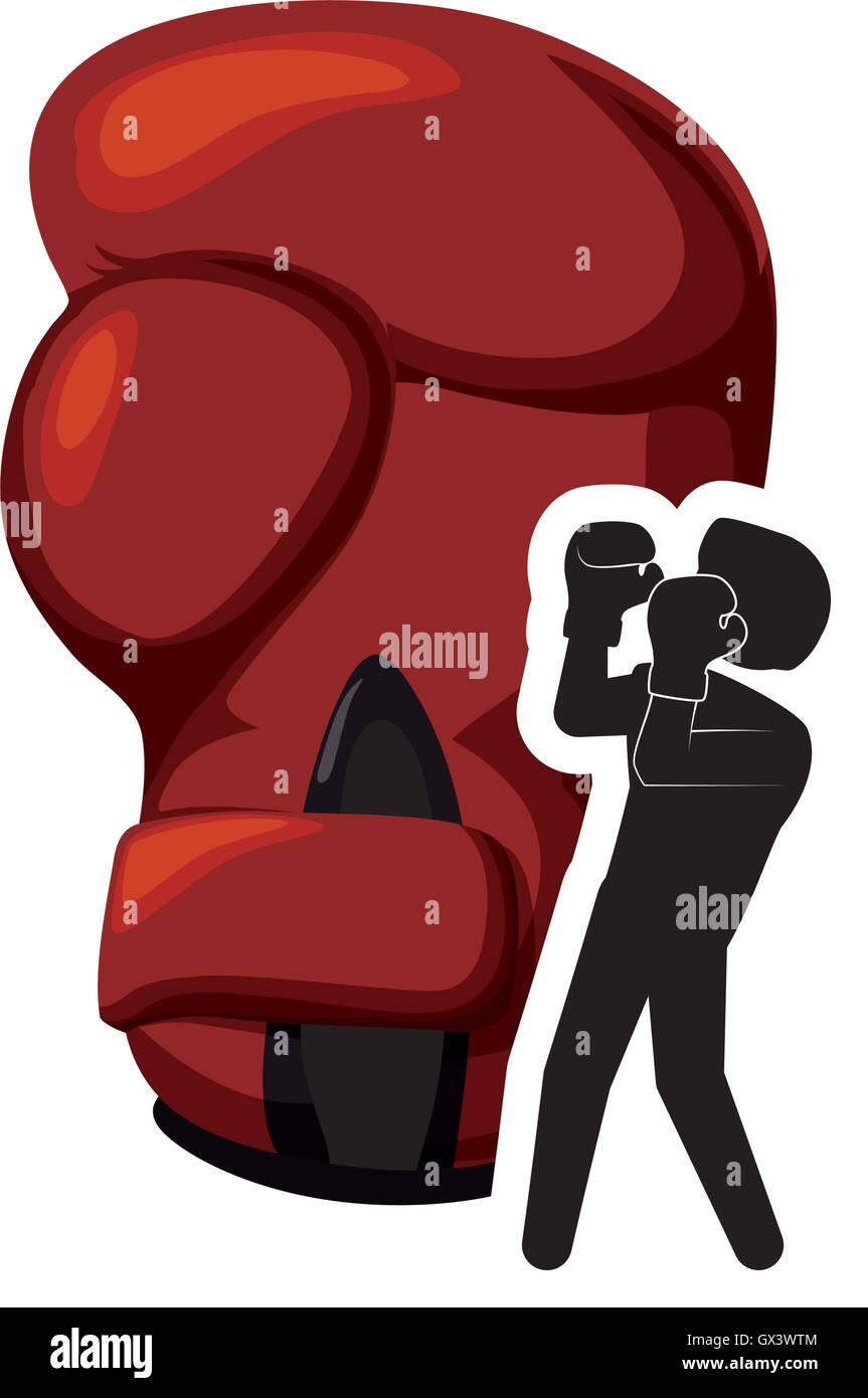 Implement of Boxing sport design Stock Vector Image & Art - Alamy