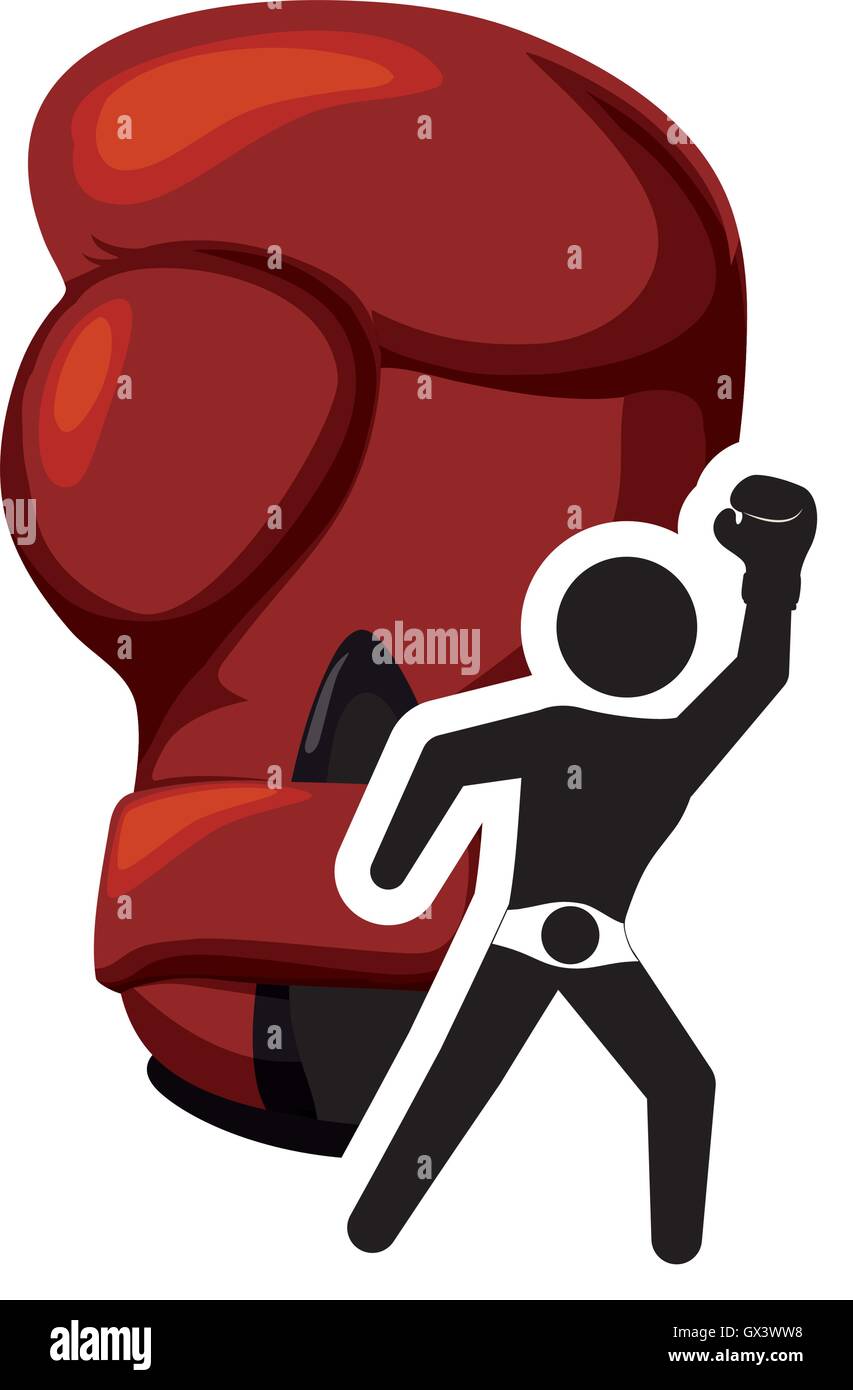 Implement of Boxing sport design Stock Vector Image & Art - Alamy