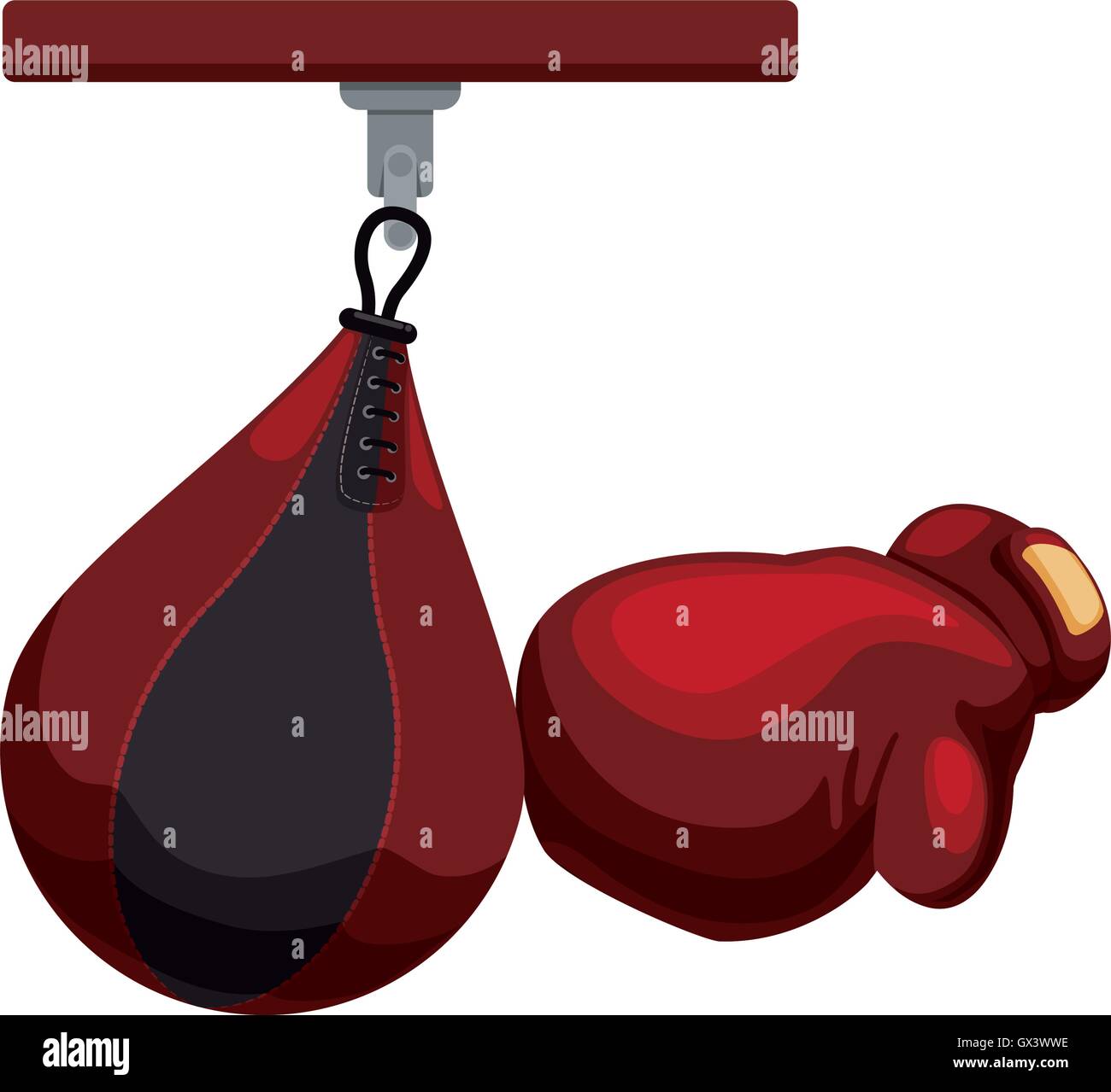 Implement of Boxing sport design Stock Vector Image & Art - Alamy