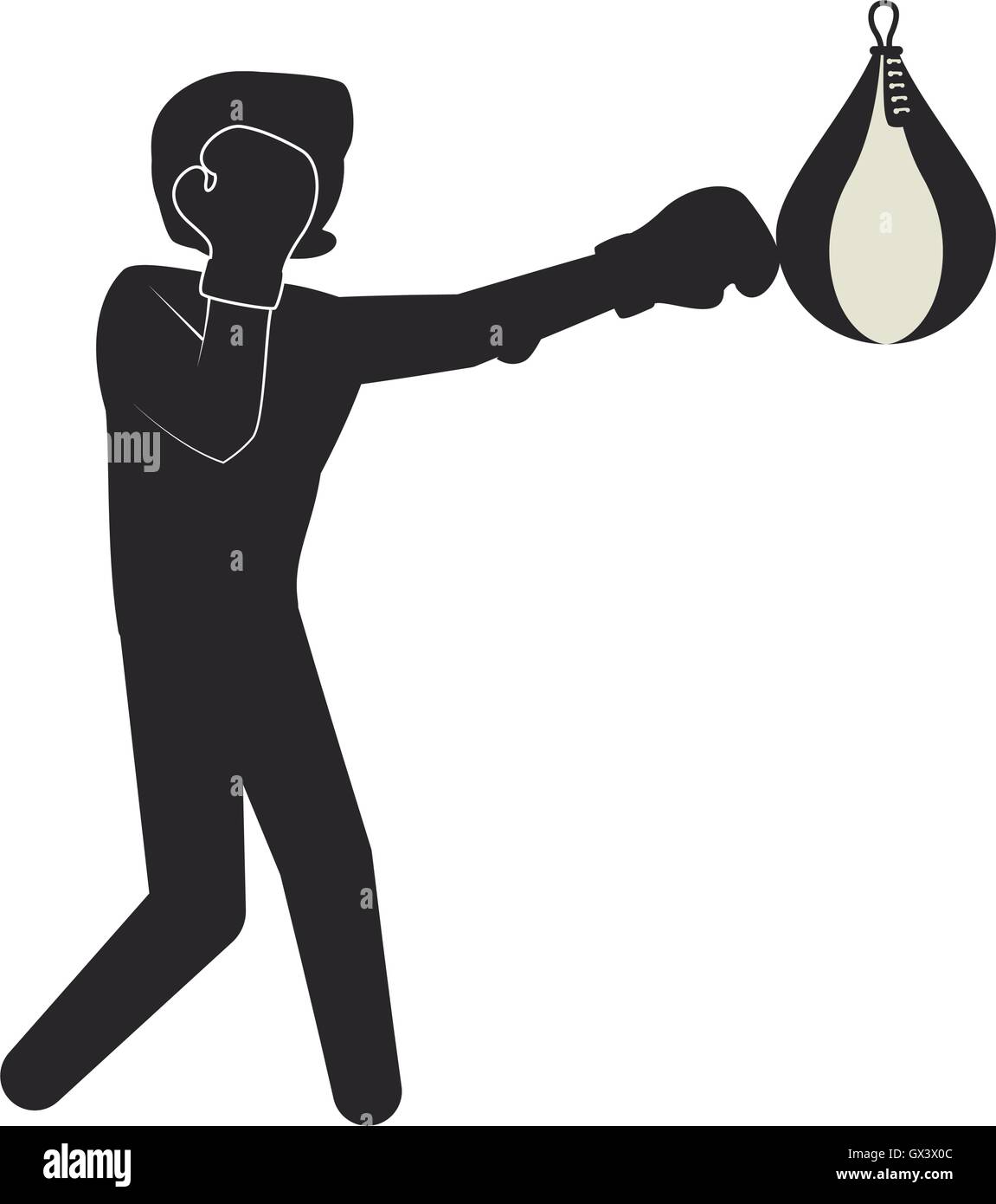 Implement of Boxing sport design Stock Vector Image & Art - Alamy