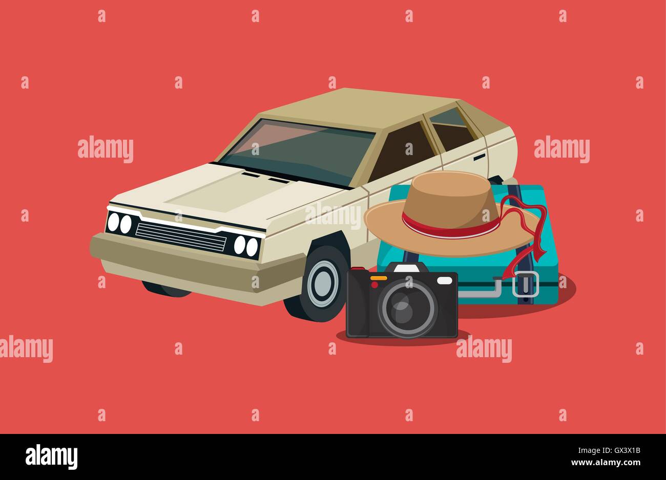 car and travel related icons Stock Vector Image & Art - Alamy