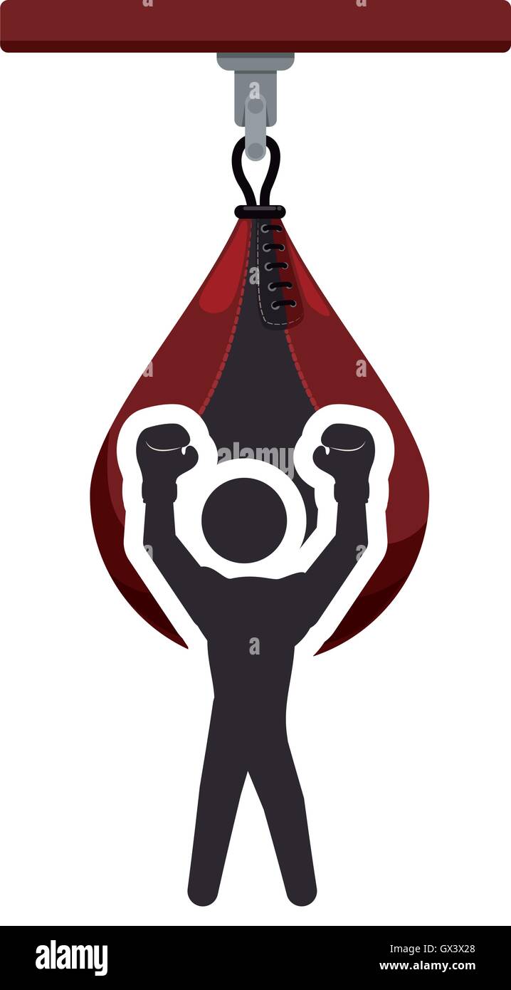 Implement of Boxing sport design Stock Vector Image & Art - Alamy