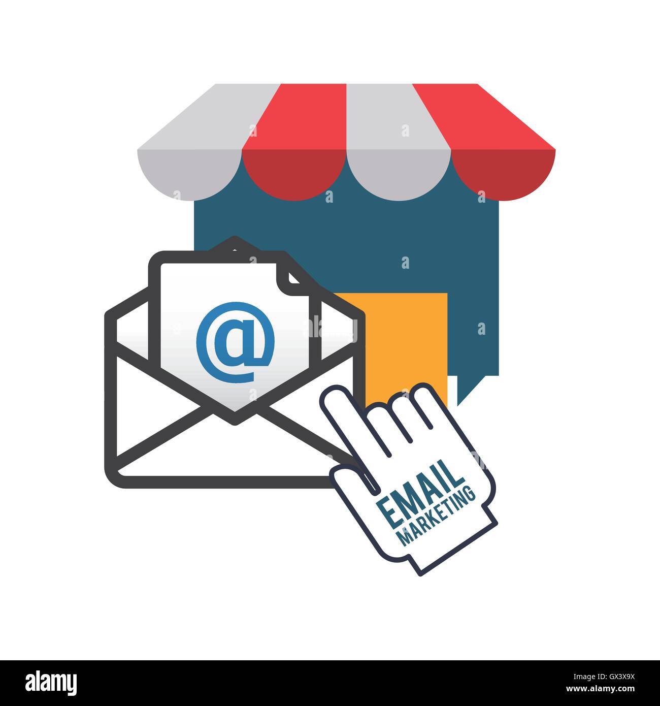 Communication envelope cursor media hi-res stock photography and images ...