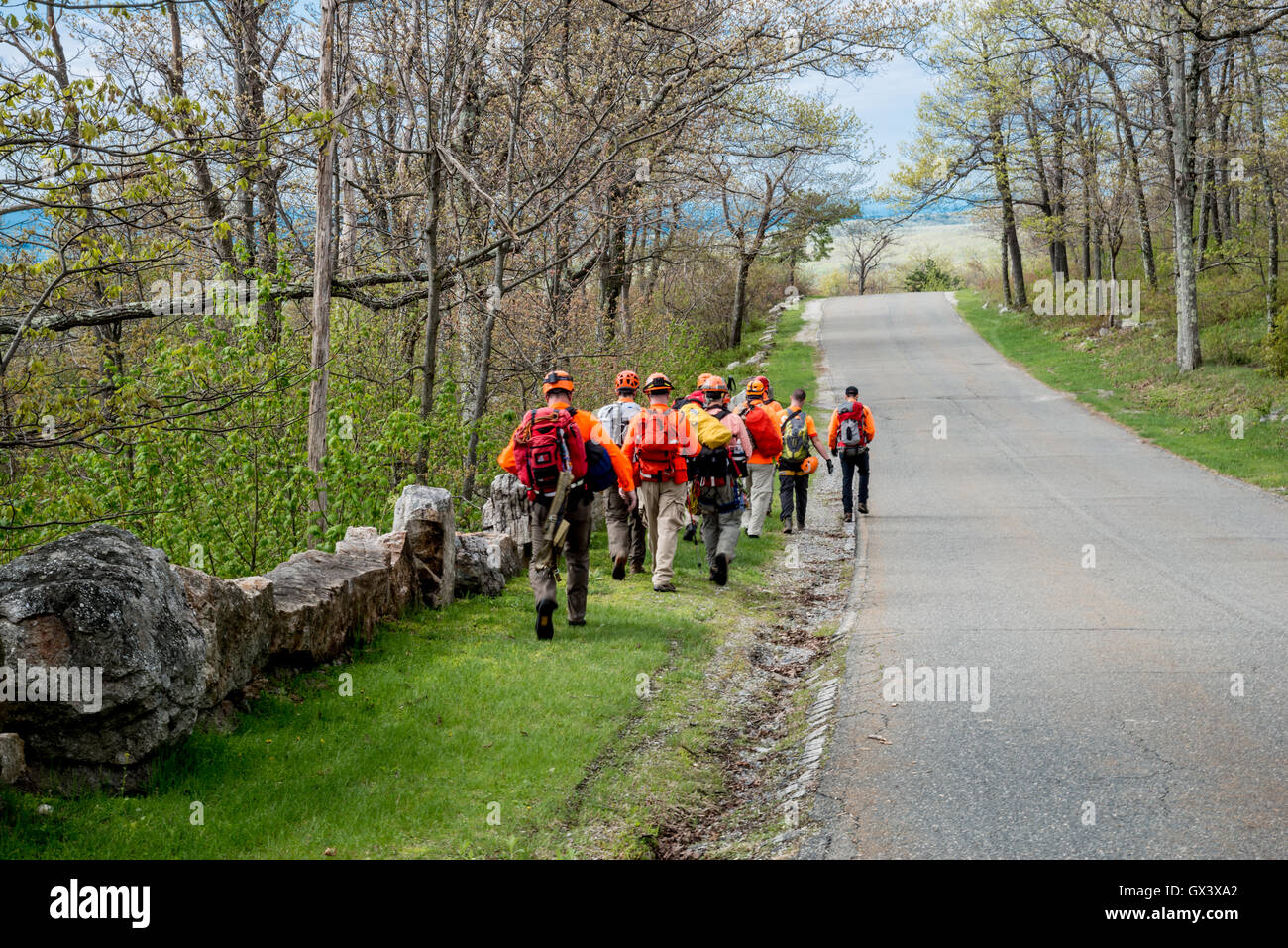 Search and Rescue Workers on Patrol Stock Photo - Alamy