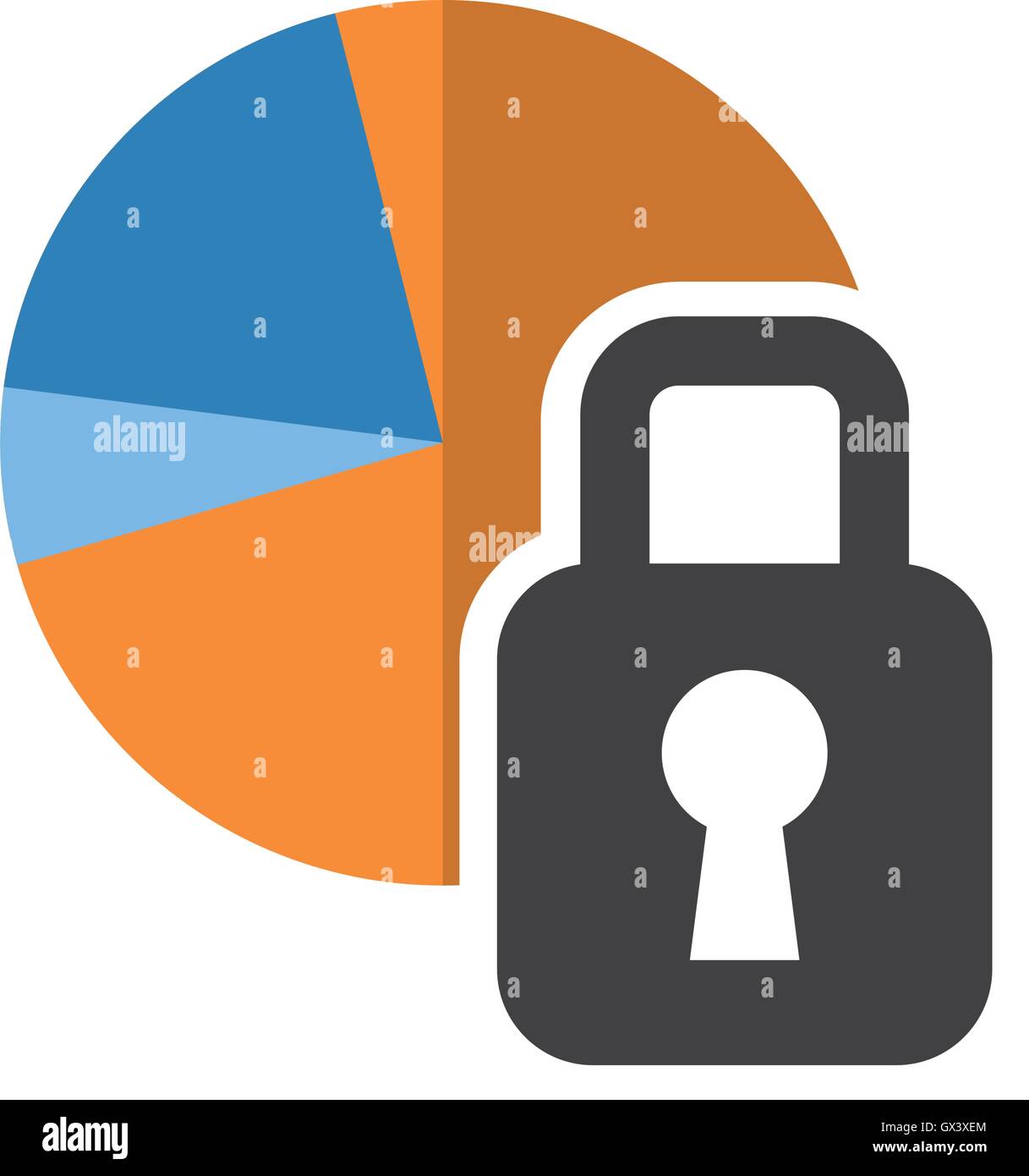 Infographic cake and padlock design Stock Vector Image & Art - Alamy