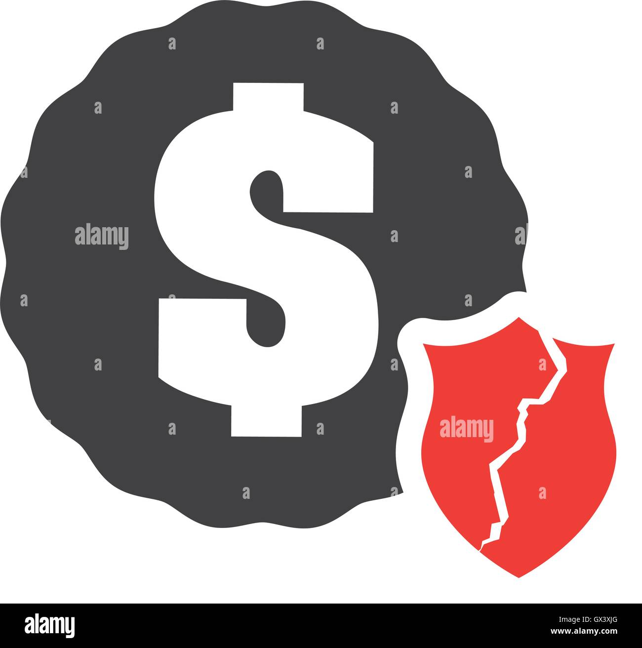 Coin shield and security system design Stock Vector Image & Art - Alamy