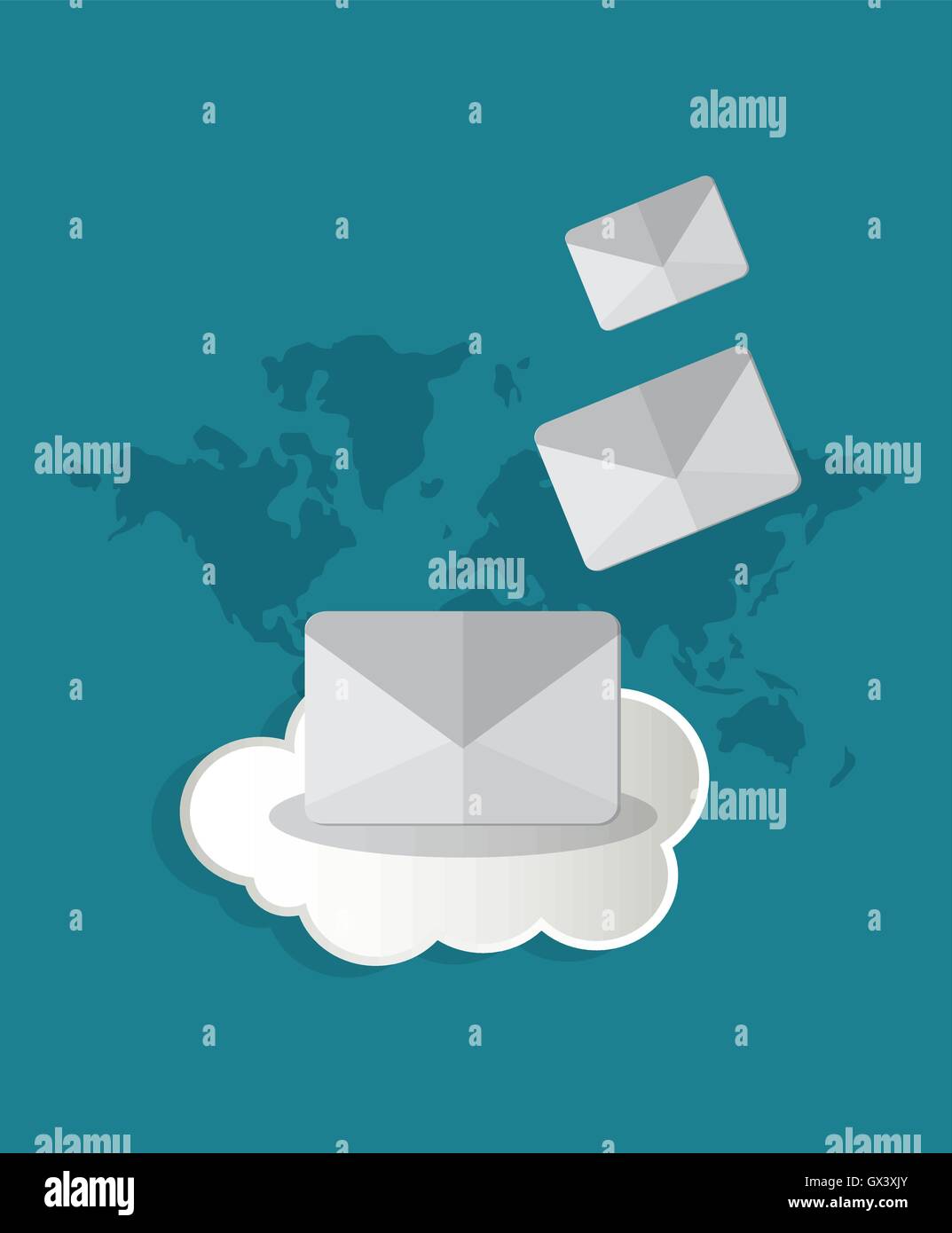 mail messaging related icons Stock Vector Image & Art - Alamy