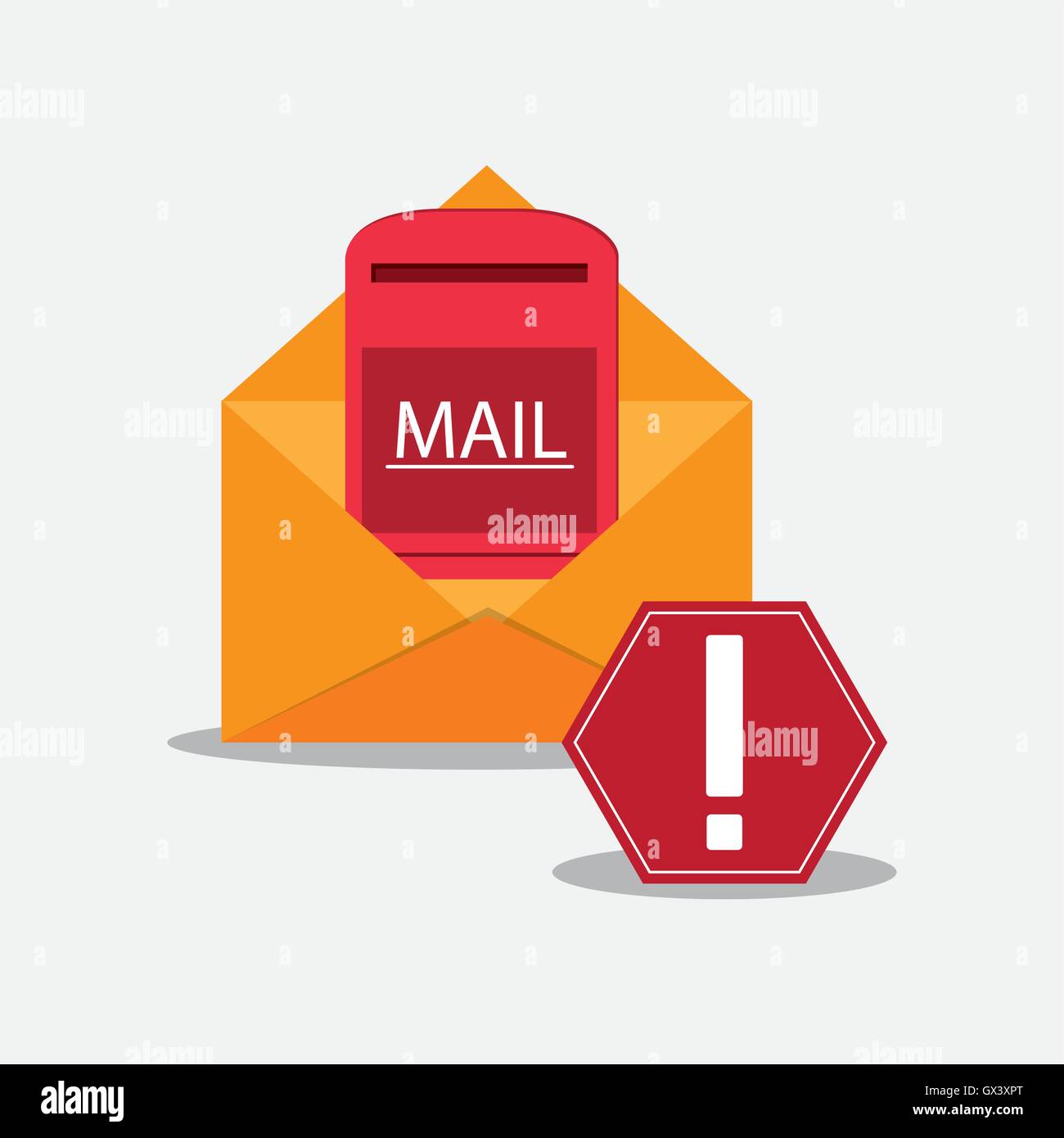 mail messaging related icons Stock Vector Image & Art - Alamy