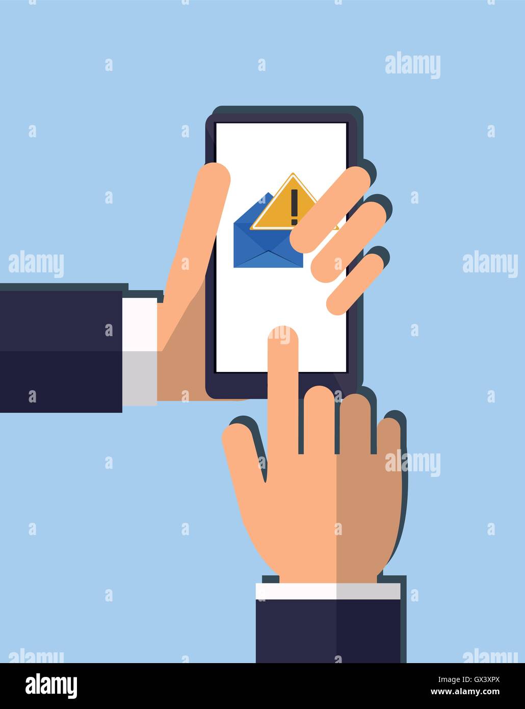 mobile phone messaging image Stock Vector Image & Art - Alamy