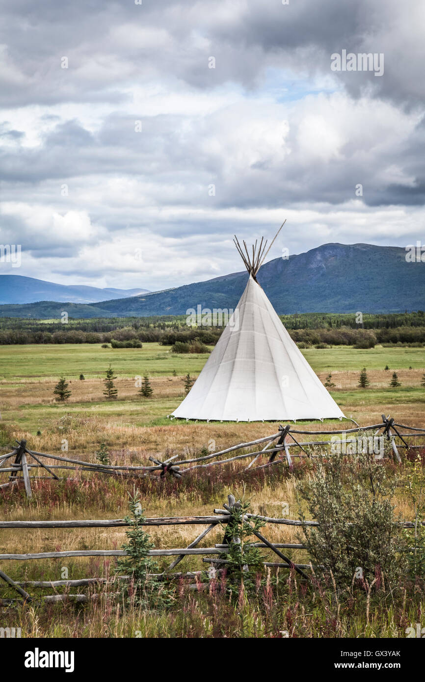 Tipi camping hi-res stock photography and images - Alamy