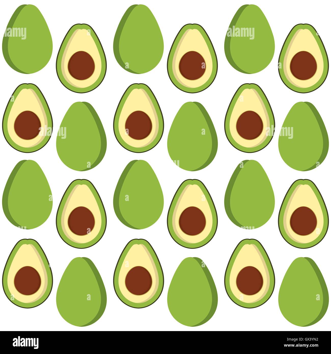 Avocado fruits background design Stock Vector Image & Art - Alamy