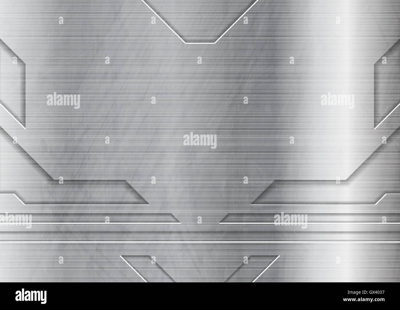 Tech grunge metallic background. Abstract vector graphic design Stock ...