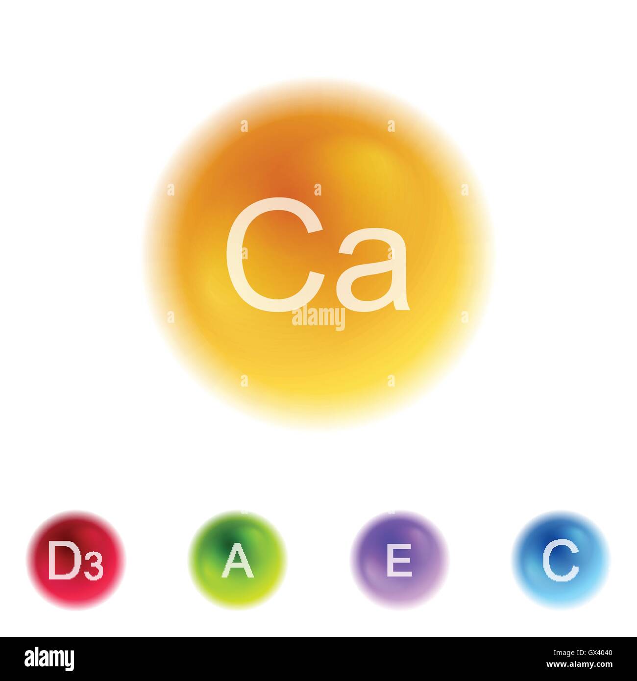 Vitamins colorful balls abstract background. Vector health design Stock ...