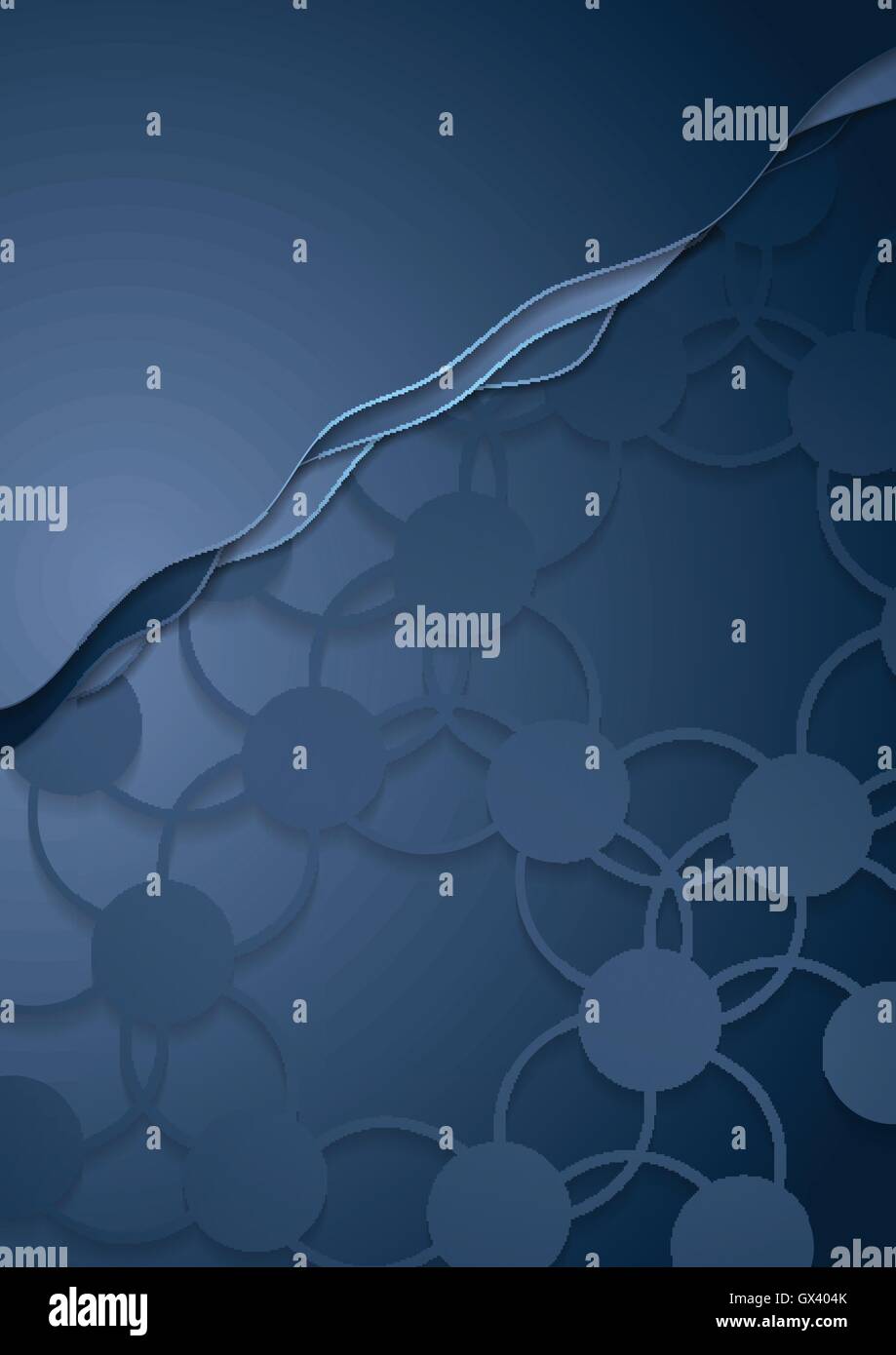 Blue corporate wavy background with pattern. Vector art design Stock ...