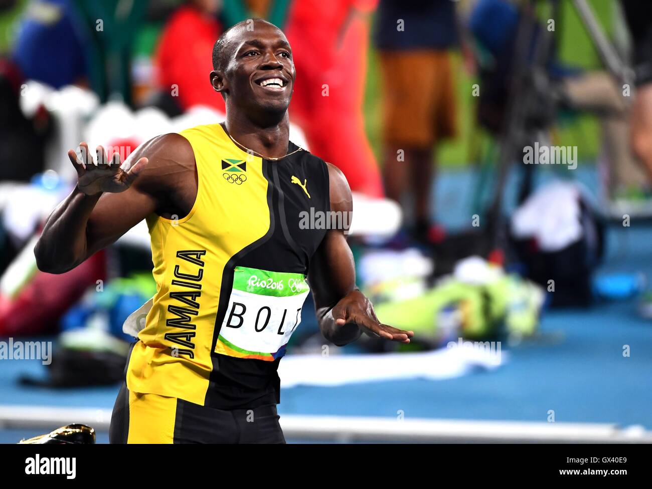 Rio 2016 Summer Olympics - Day 9 Featuring: Usain Bolt Where: Rio de ...