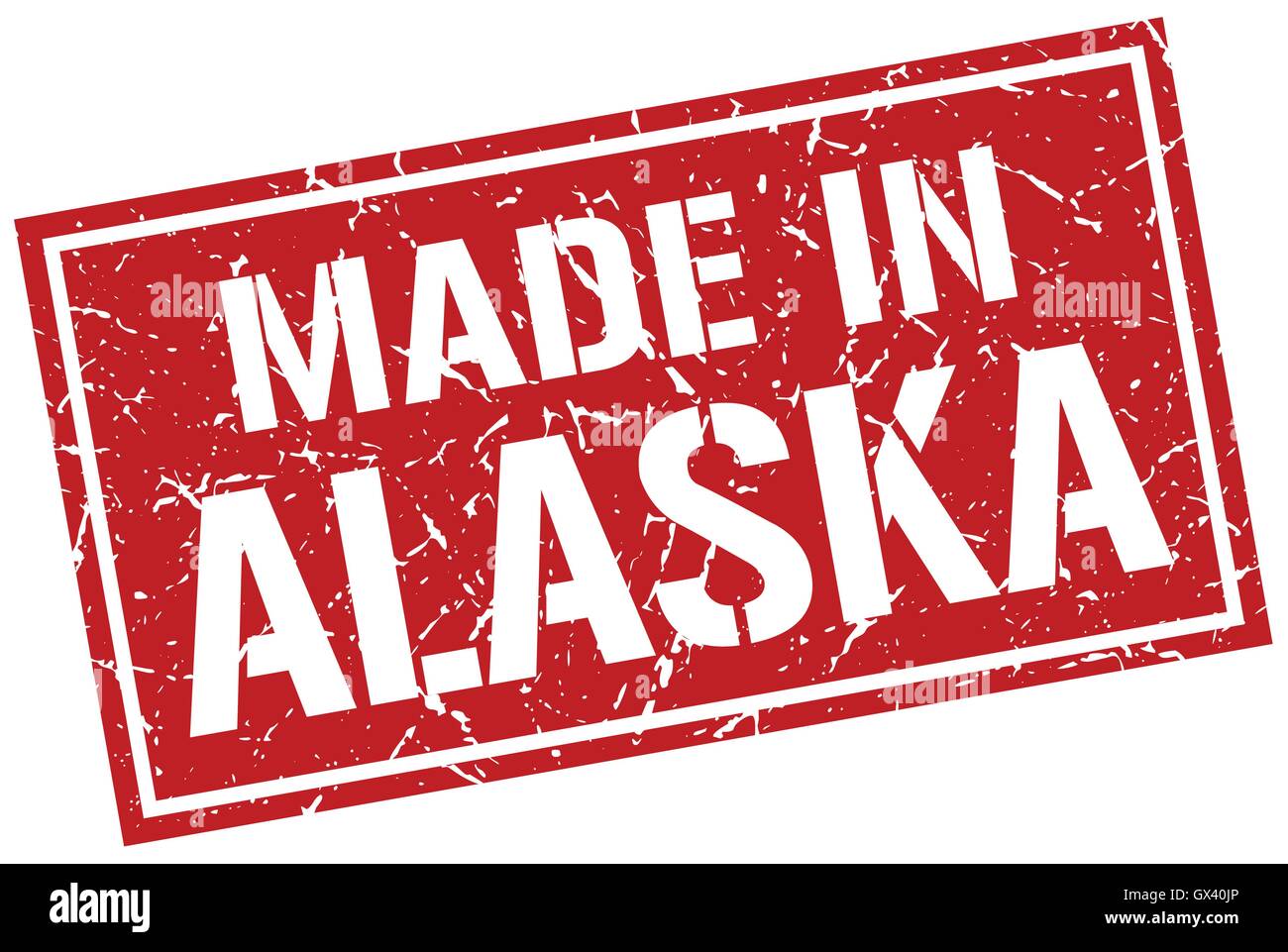 made in Alaska stamp Stock Vector Image & Art - Alamy