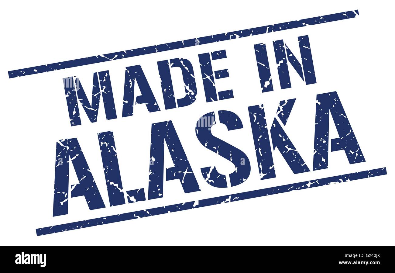 made in Alaska stamp Stock Vector Image & Art - Alamy
