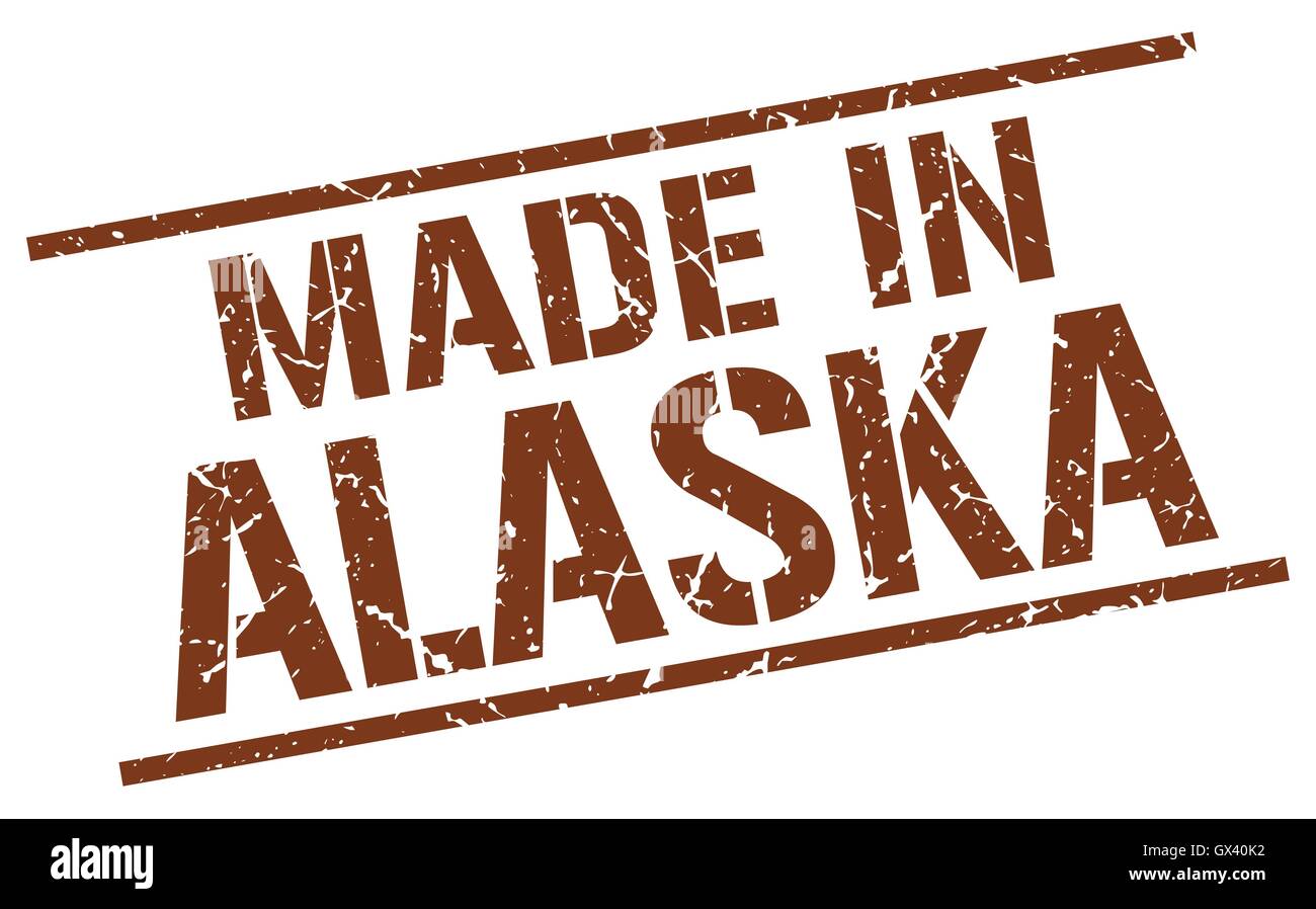 made in Alaska stamp Stock Vector Image & Art - Alamy