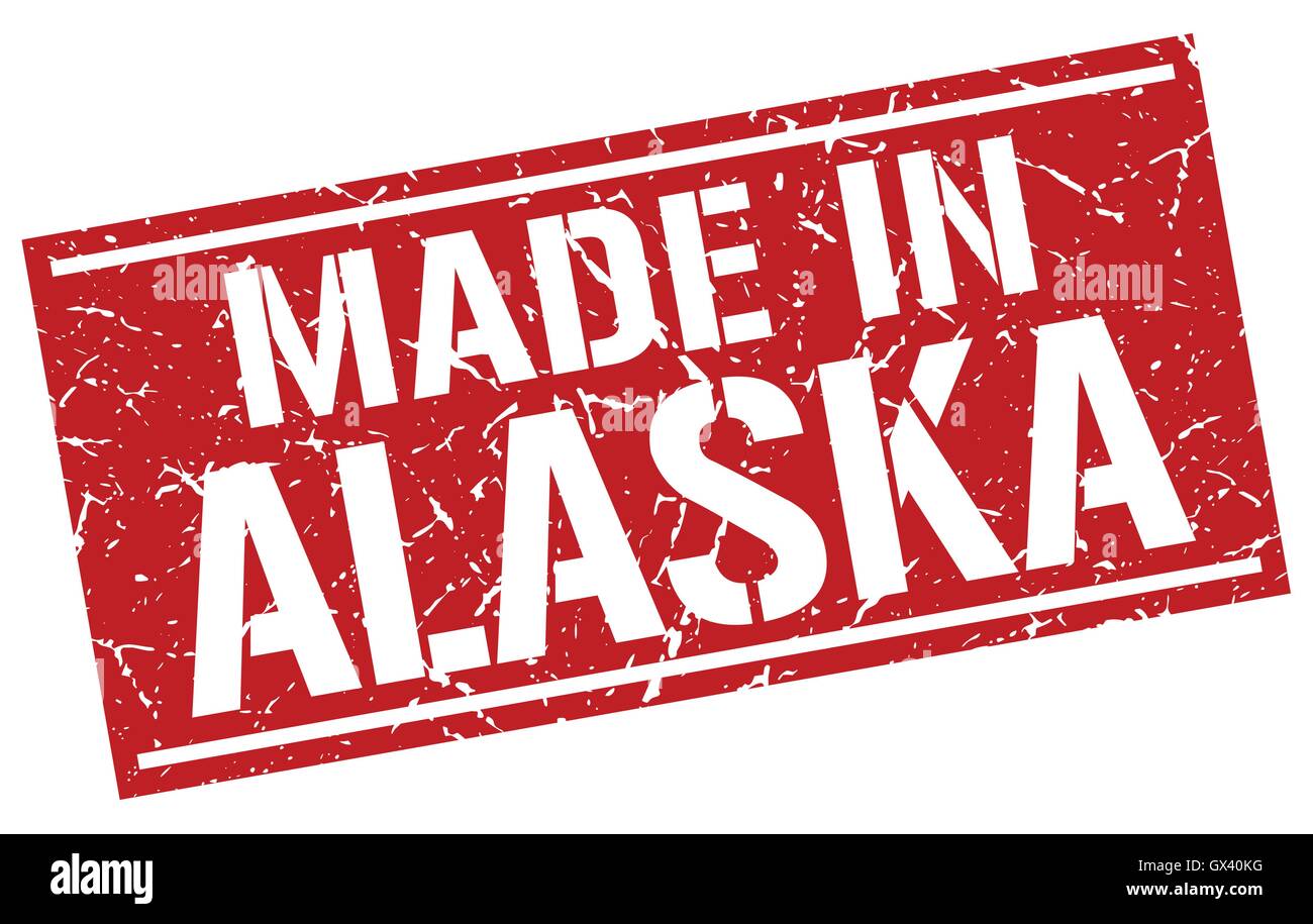 made in Alaska stamp Stock Vector Image & Art - Alamy