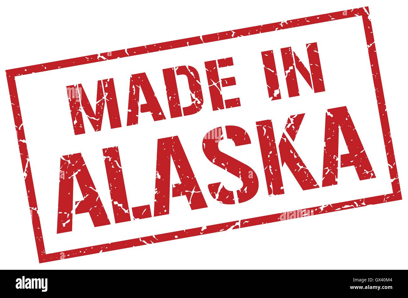 made in Alaska stamp Stock Vector Image & Art - Alamy