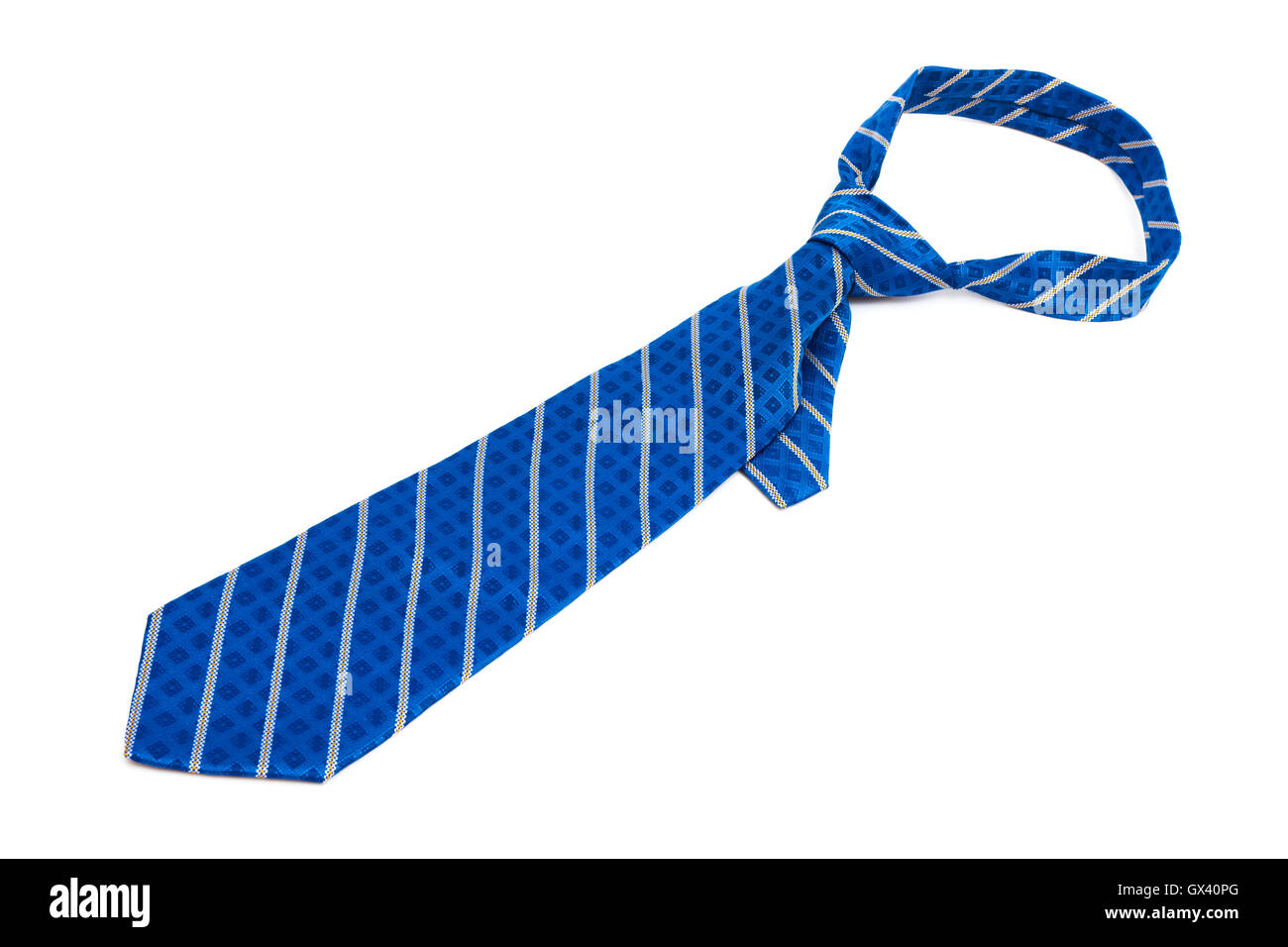 Blue stripy tie hi-res stock photography and images - Alamy