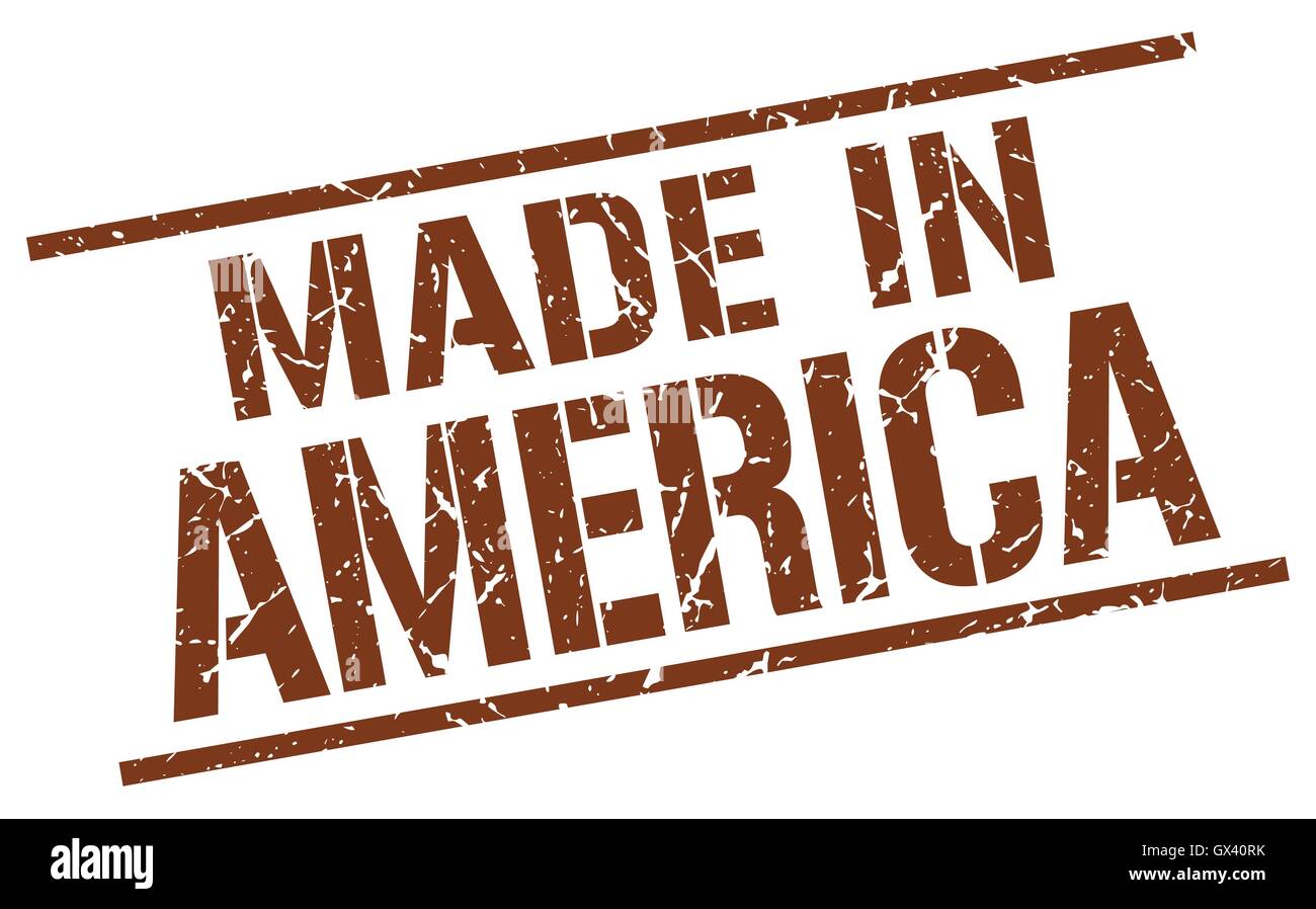 made in America stamp Stock Vector Image & Art - Alamy