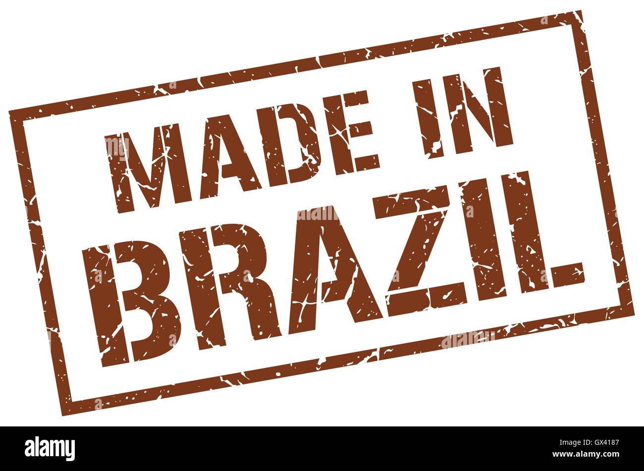 Made in brazil vector hi-res stock photography and images - Alamy