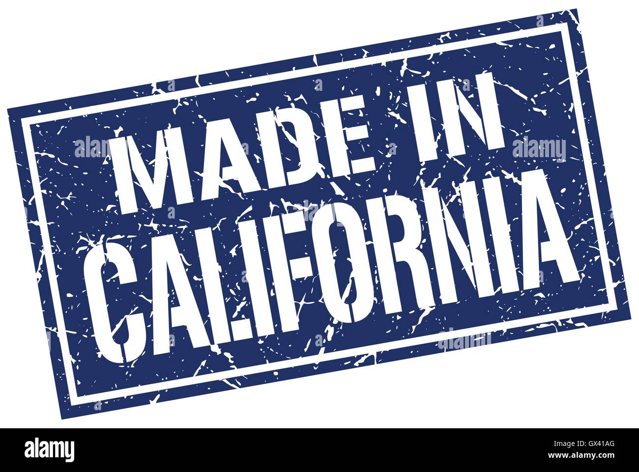 made in California stamp Stock Vector Image & Art - Alamy