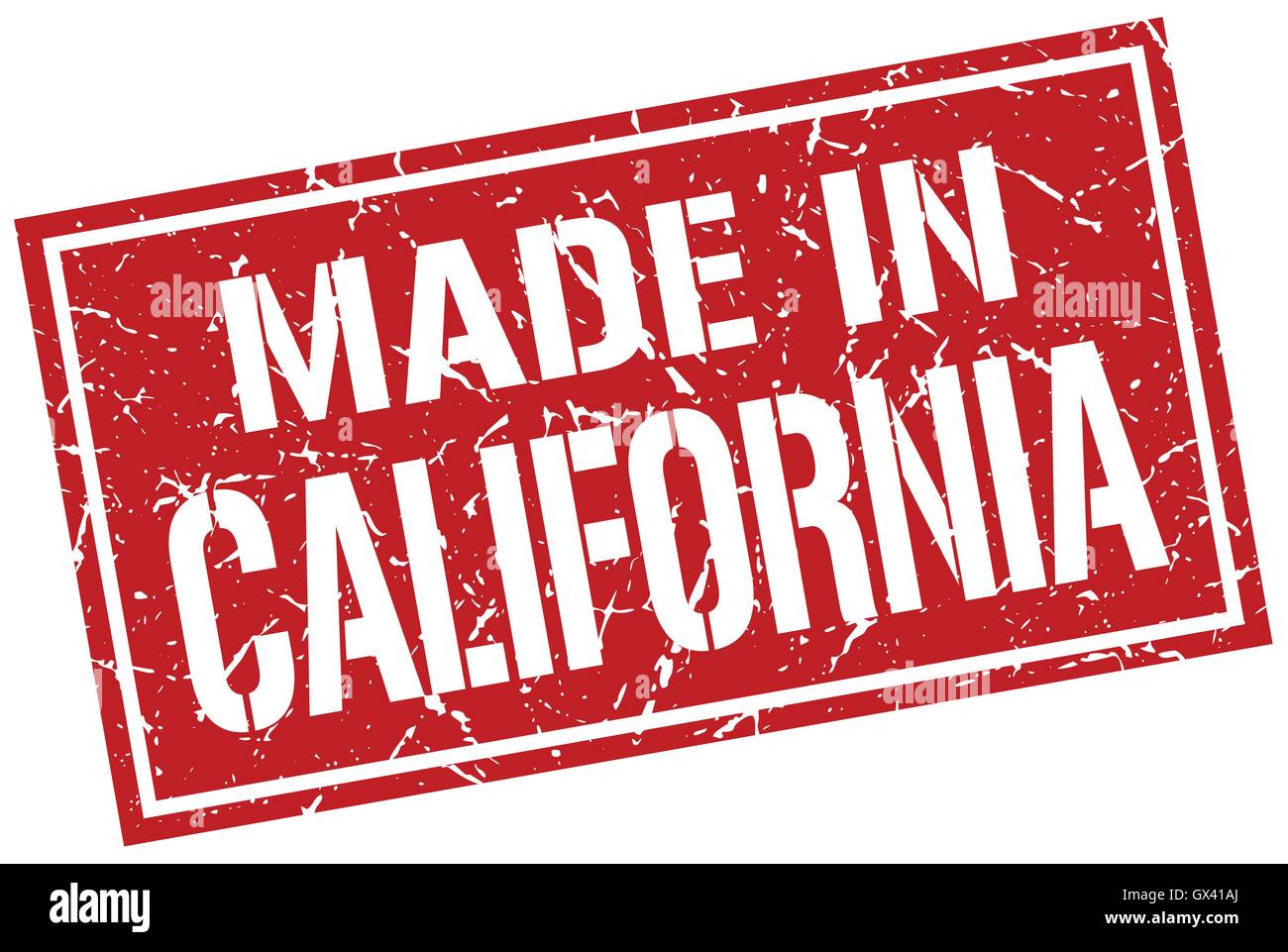 made in California stamp Stock Vector Image & Art - Alamy