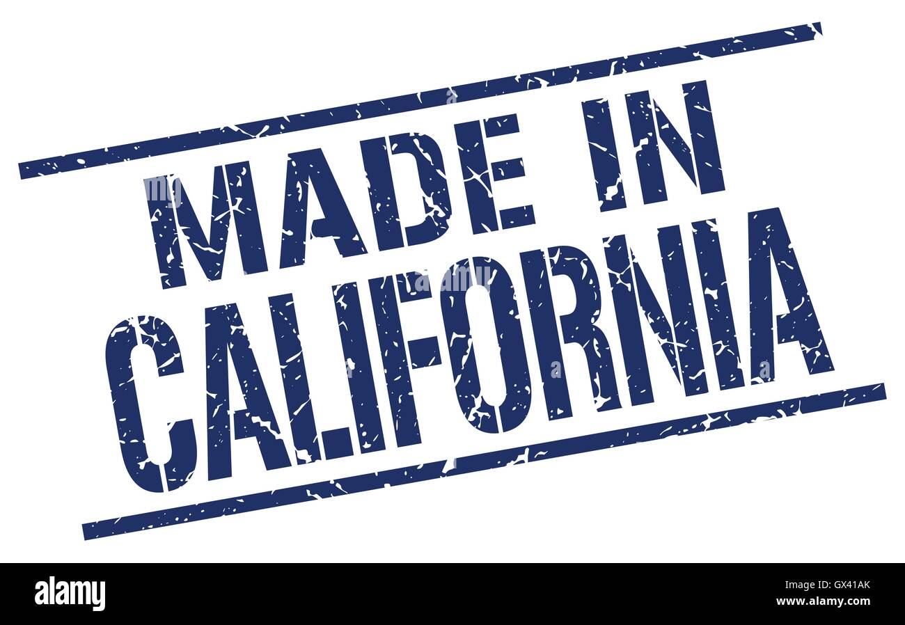 made in California stamp Stock Vector Image & Art - Alamy