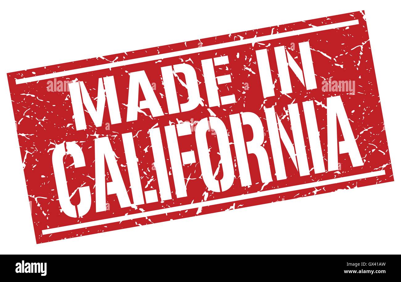made in California stamp Stock Vector Image & Art - Alamy