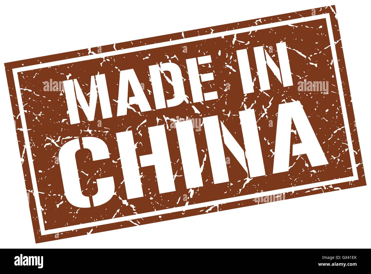made in China stamp Stock Vector Image & Art - Alamy