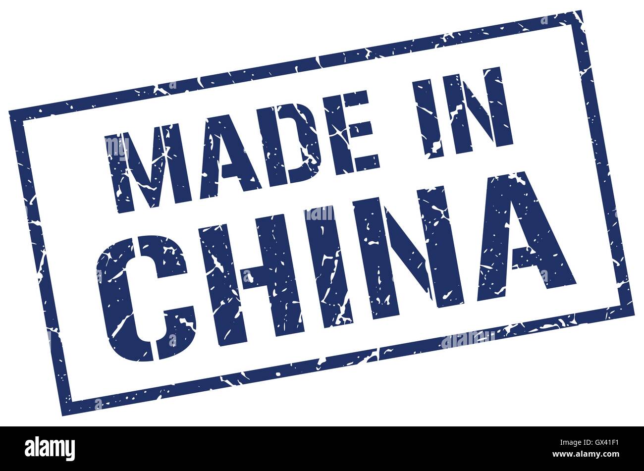 made in China stamp Stock Vector Image & Art - Alamy