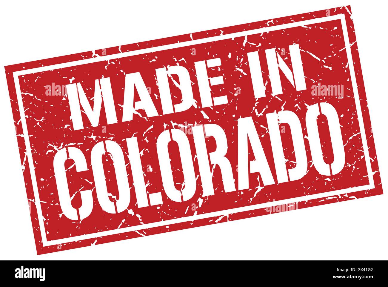 made in Colorado stamp Stock Vector Image & Art - Alamy
