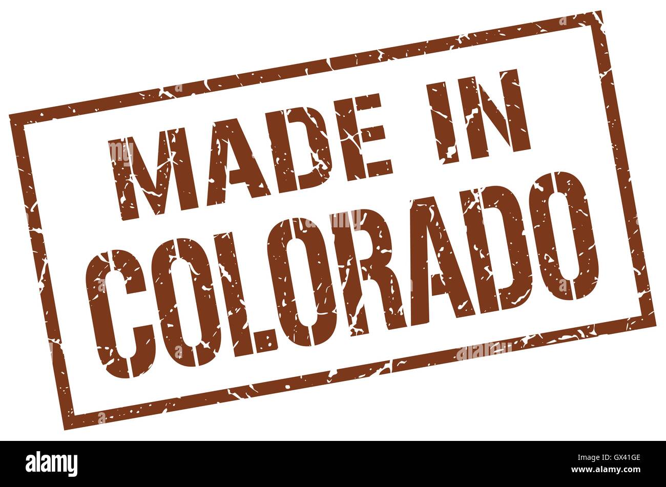 made in Colorado stamp Stock Vector Image & Art - Alamy