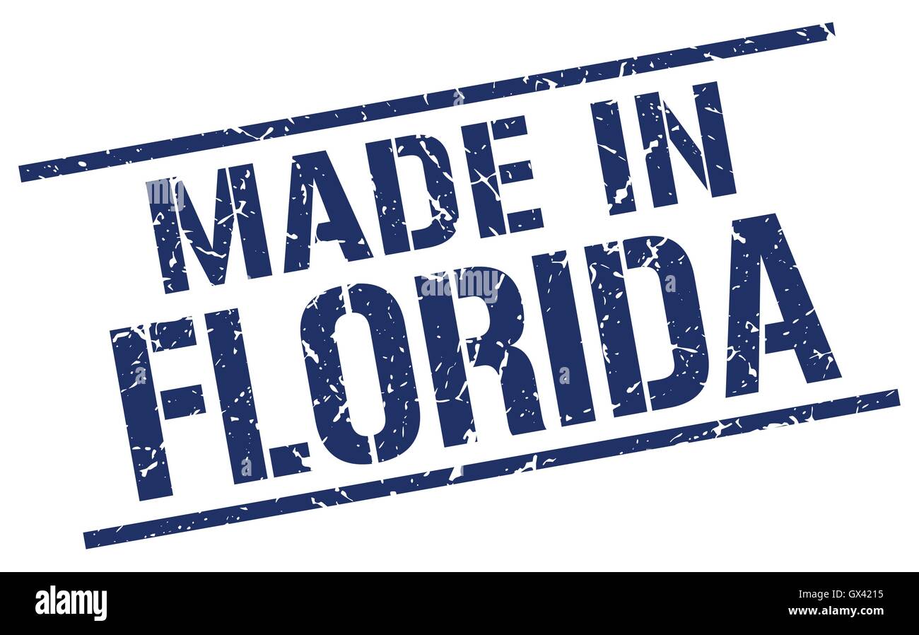 made in Florida stamp Stock Vector Image & Art - Alamy