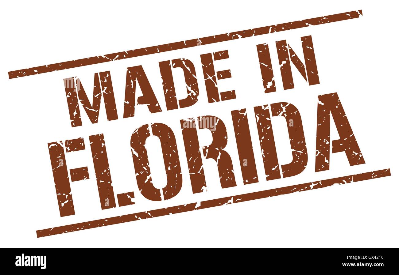 made in Florida stamp Stock Vector Image & Art - Alamy