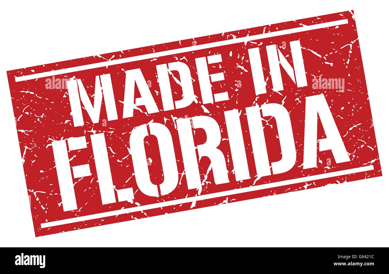 made in Florida stamp Stock Vector Image & Art - Alamy