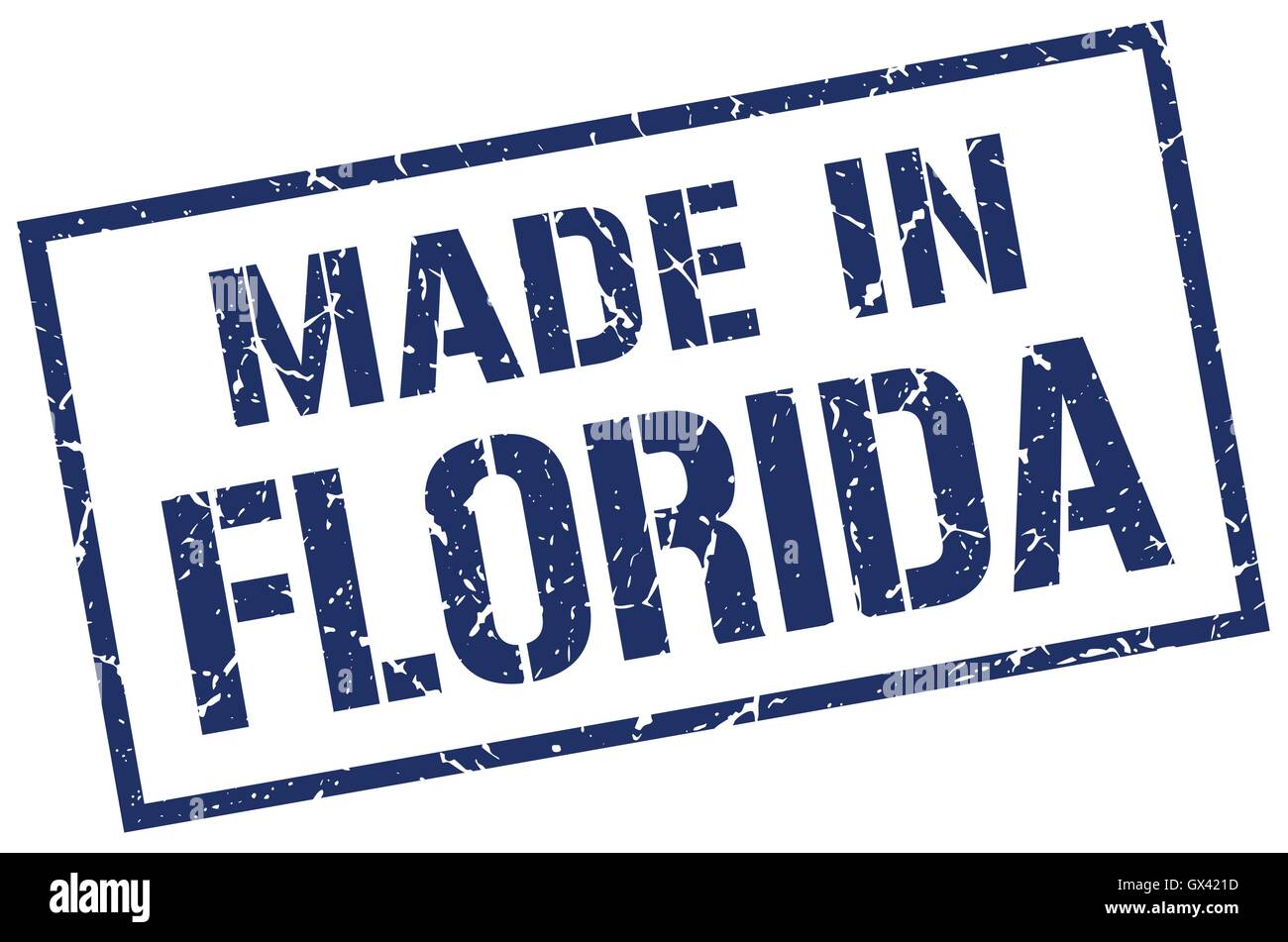 made in Florida stamp Stock Vector Image & Art - Alamy