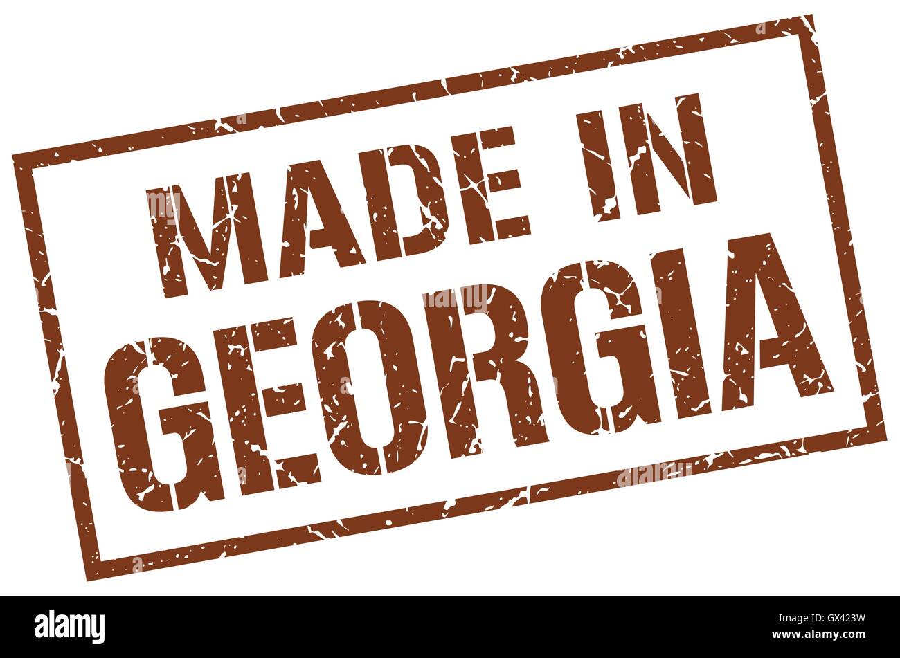 made in Georgia stamp Stock Vector Image & Art - Alamy