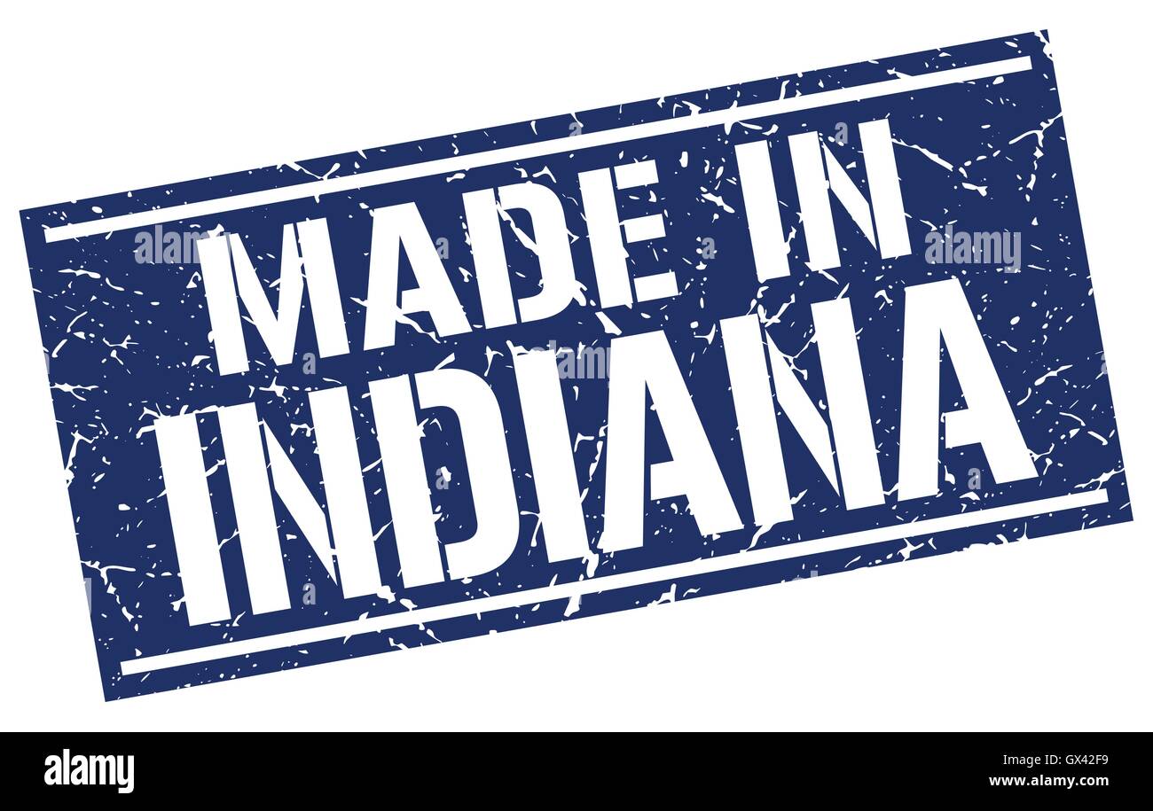 made in Indiana stamp Stock Vector Image & Art - Alamy