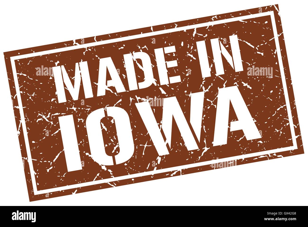 made in Iowa stamp Stock Vector Image & Art - Alamy