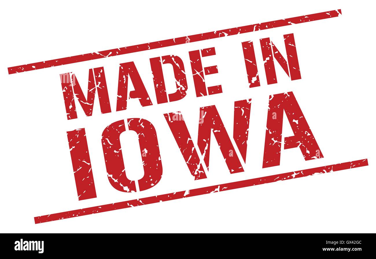 made in Iowa stamp Stock Vector Image & Art - Alamy