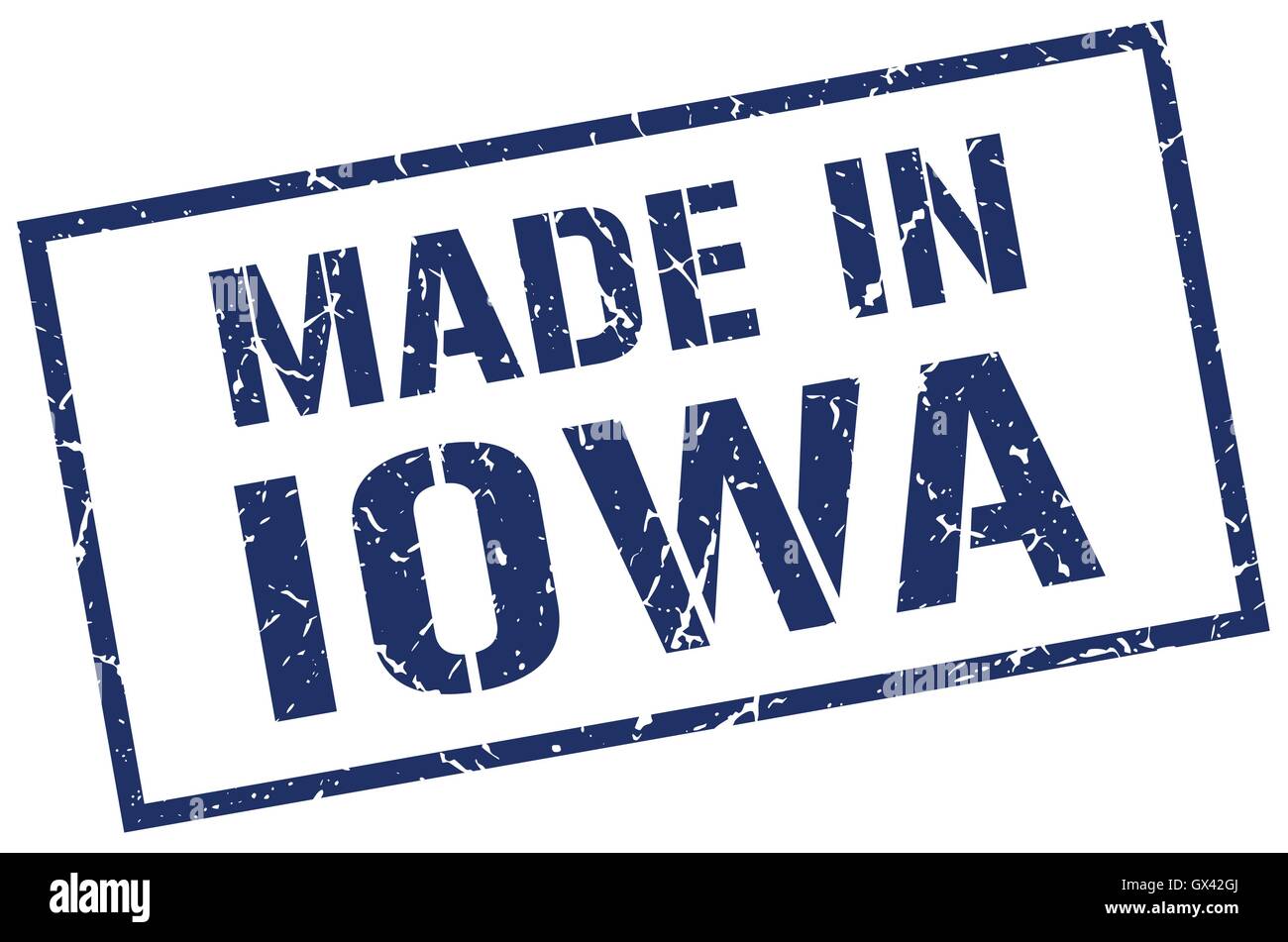 Iowa stamp Cut Out Stock Images & Pictures - Alamy